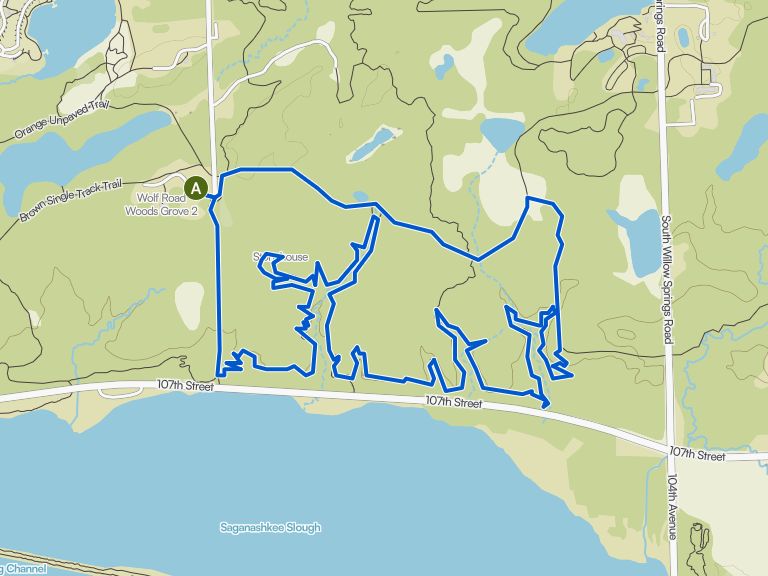 Palos Black Single Track Trail — Paw Paw Woods Nature Preserve | hike ...